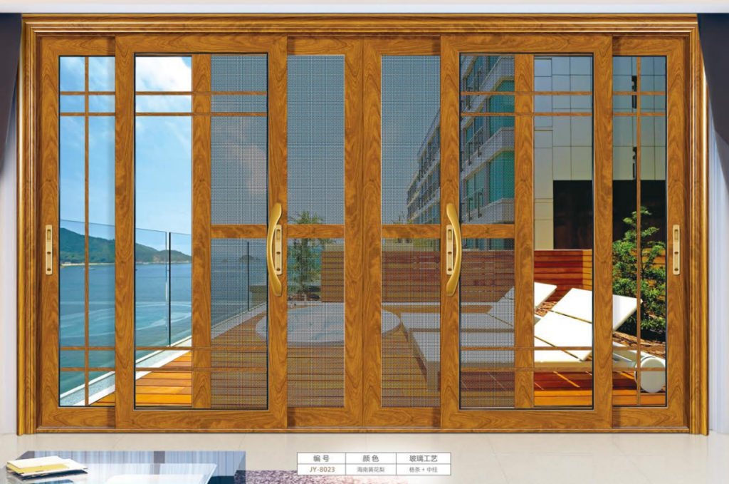 190 Heavy Duty Three-Rail Sliding Door - hansewindow